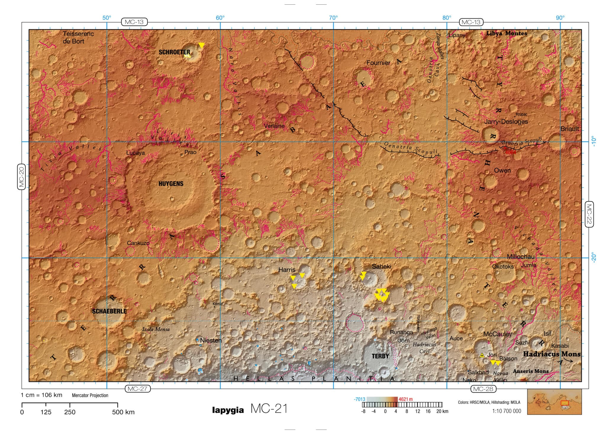 Un mapa de bolsillo para no perderse en Marte - Quo